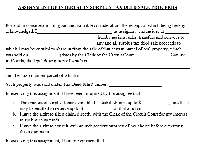 Client and Claim Forms – Tax Auction Surplus (Training)
